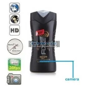 Axe Shampoo Bottle Camera Remote Control On/Off And Motion Detection ...