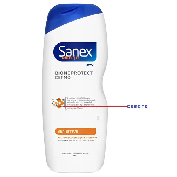 Shower Spy Camera 2K Spy Camera 2304X1296 Motion Detection Shower Gel ...